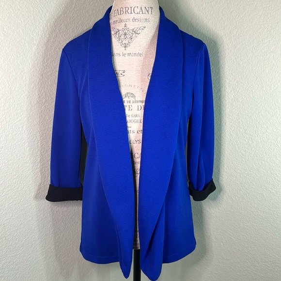Green Envelope | Jackets & Coats | Green Envelope Cobalt Blue Blazer ...